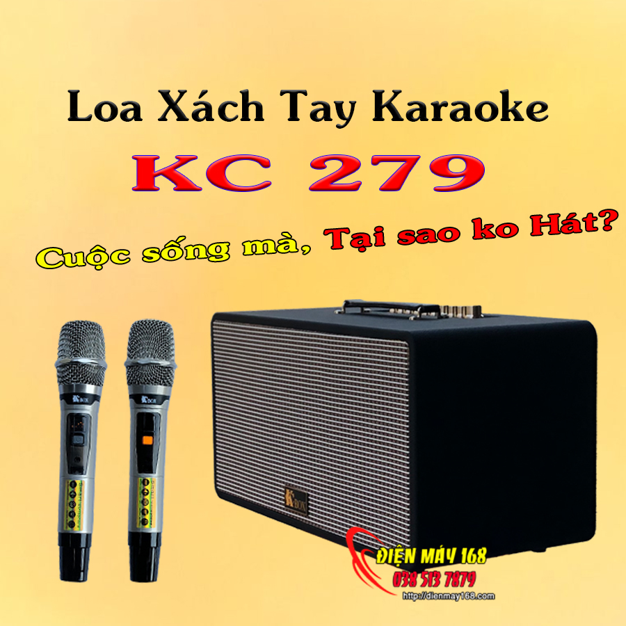 Loa kcbox kc279 hát karaoke hay năm 2022 giá rẻ nhất