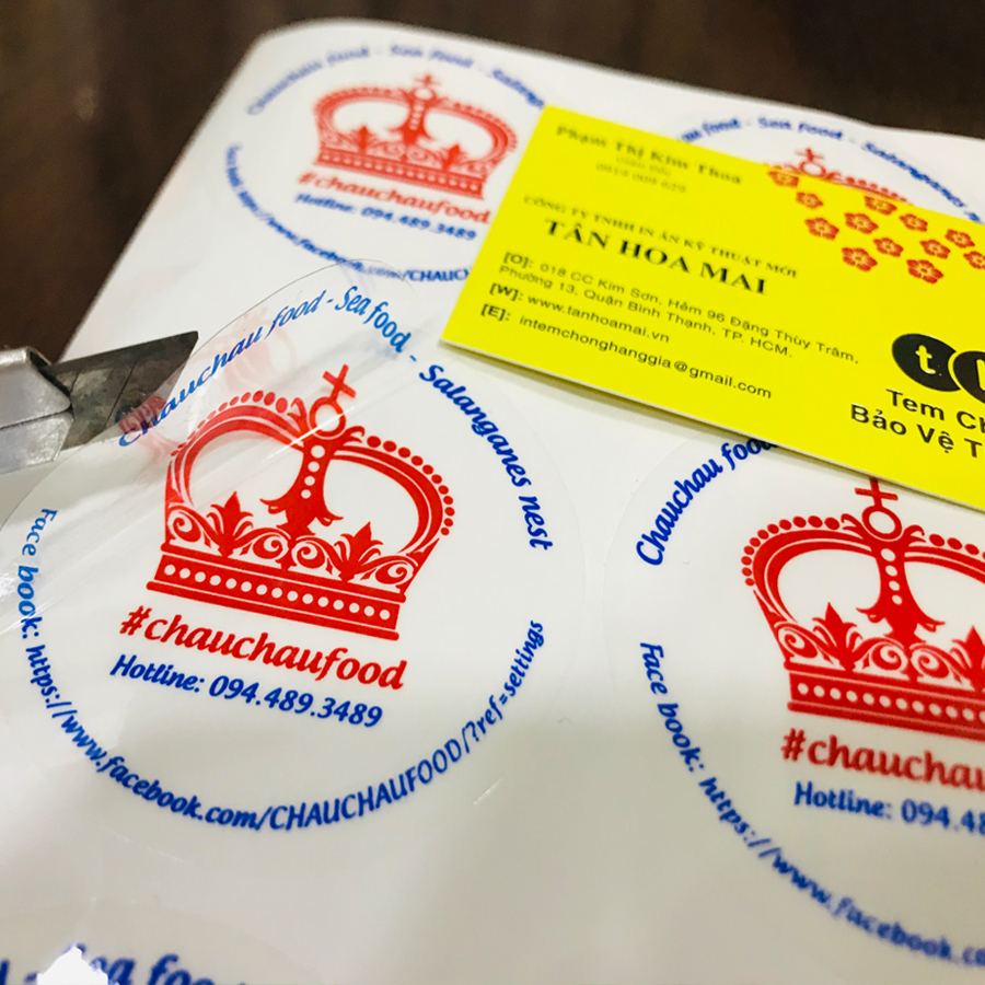 Tem decal trong bảo hành - In Tem Chống Hàng Giả