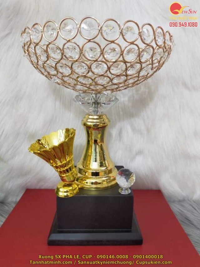 Mẫu Cúp Cầu Lông Đẹp Cao Cấp Ở Nhà Bè, Tân Nhật Minh