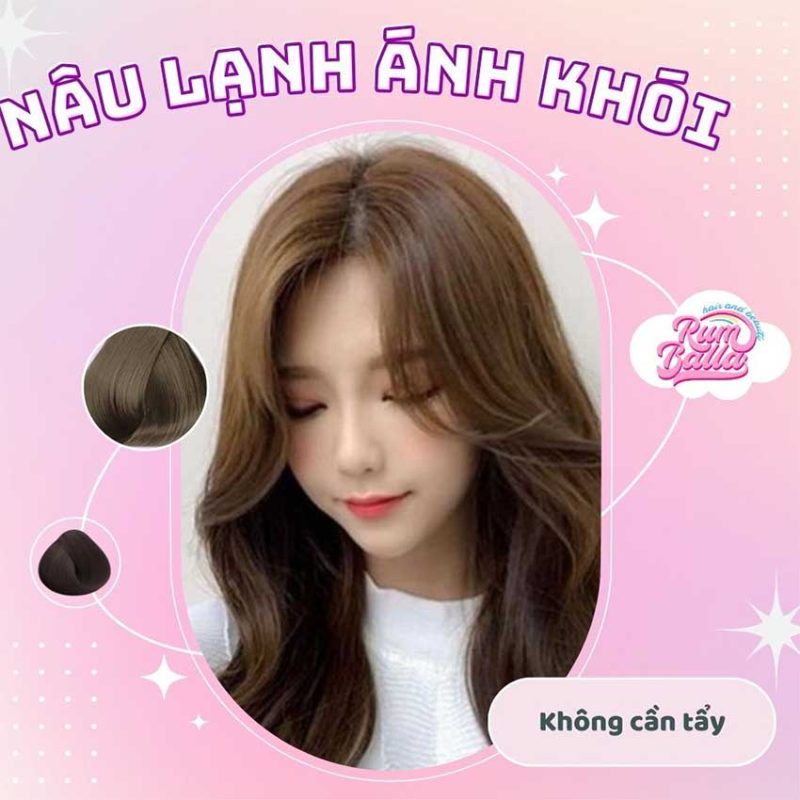 Màu NÂU LẠNH ÁNH KHÓI